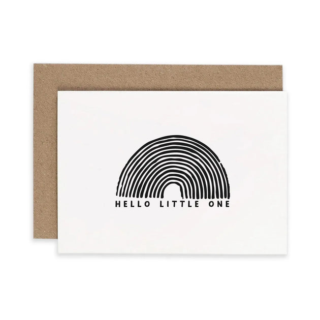 'Hello Little One' - New Baby Card by Under the Willow Paper Co. – reuzi